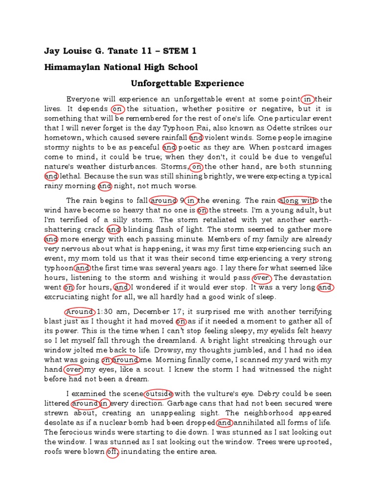 TANATE - Module 4 - Essay | PDF | Storms | Tropical Meteorology