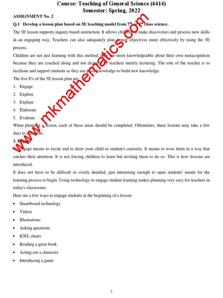 6414-2 Watermark | PDF | Educational Assessment | Teaching Method