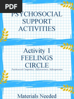 PFA Activity Sheets Module 1 | PDF | Feeling | Emotions