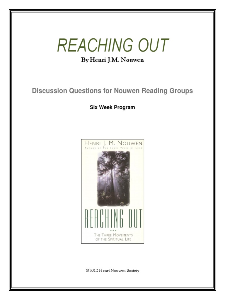 REACHING OUT by Henri J.M. Nouwen | PDF