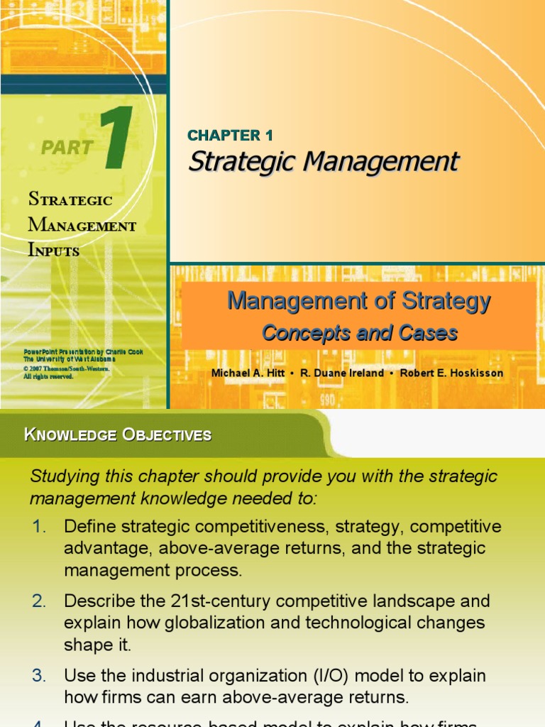 AISE Ch01-1 | PDF | Strategic Management | Competitive Advantage