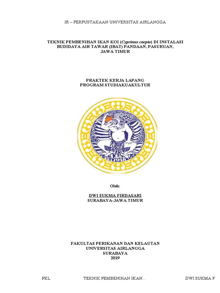 Cover Laporan PKL | PDF