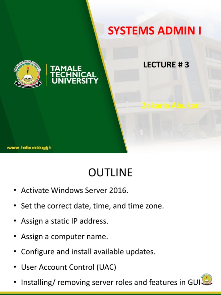 BIT 324 - Initial Configuration Tasks | PDF