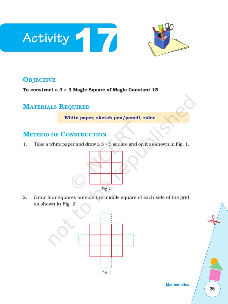 Constructing 3x3 Magic Squares | PDF | Multiplication | Subtraction
