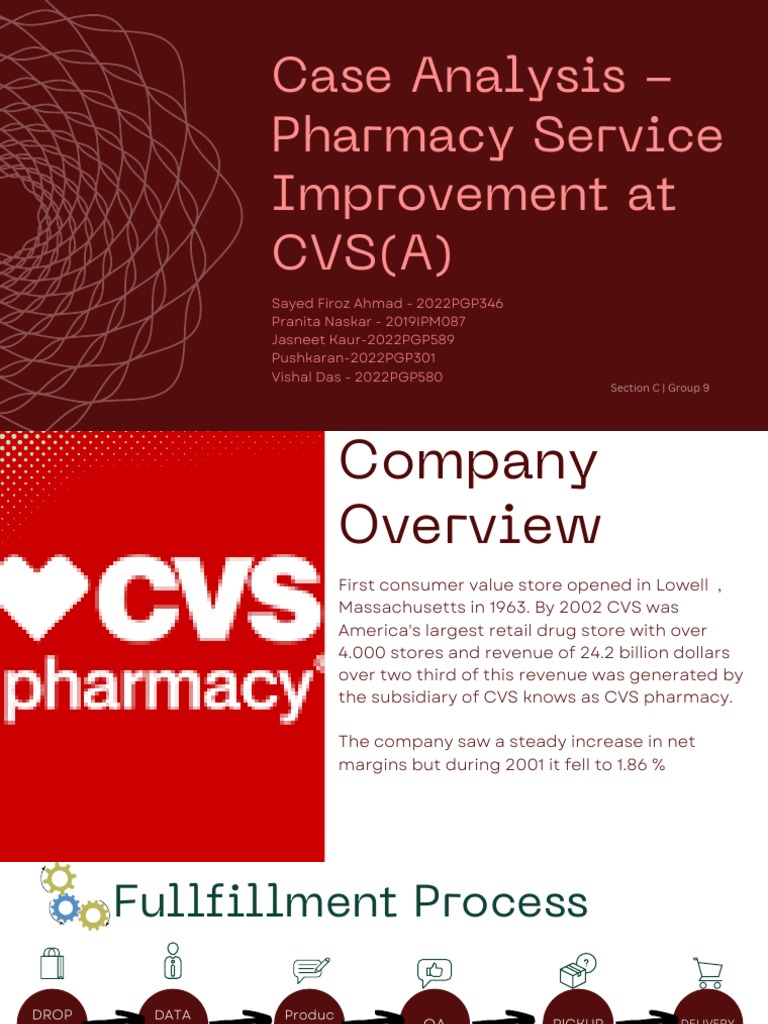 CVS Pharmacy Prescription Fulfillment Process Improvement | PDF | Pharmacy | Service Industries