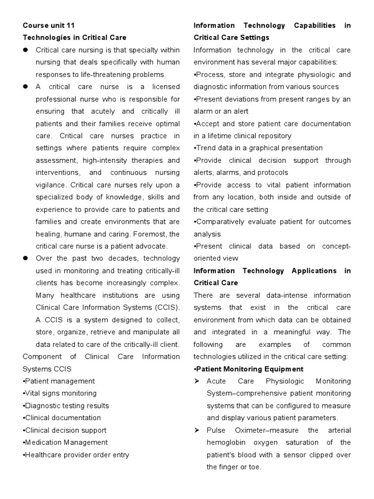 Ni Rev | Download Free PDF | Monitoring (Medicine) | Nursing
