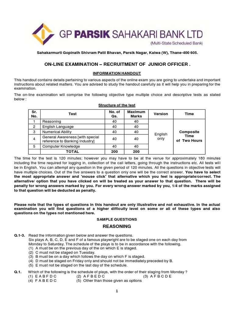 Information Handouts | PDF | Test (Assessment) | Identity Document