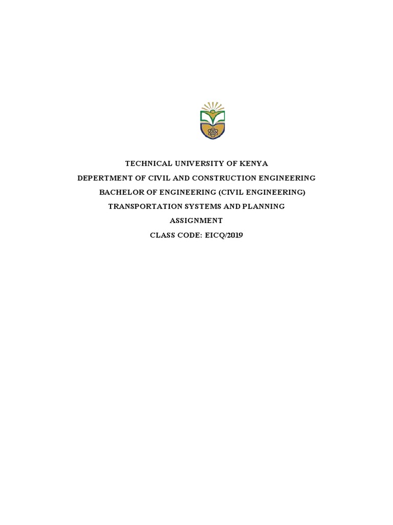 Transport Assignment | PDF | Road | Traffic Congestion