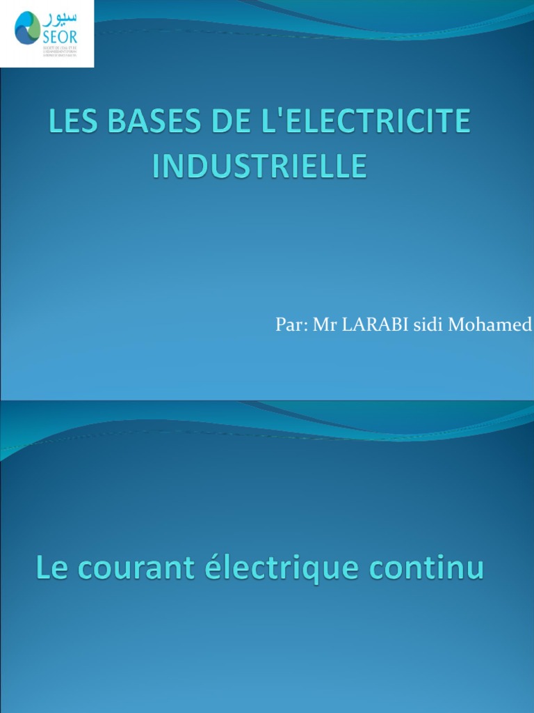 La Base de L'électricité | PDF | Transformateur électrique | Courant ...