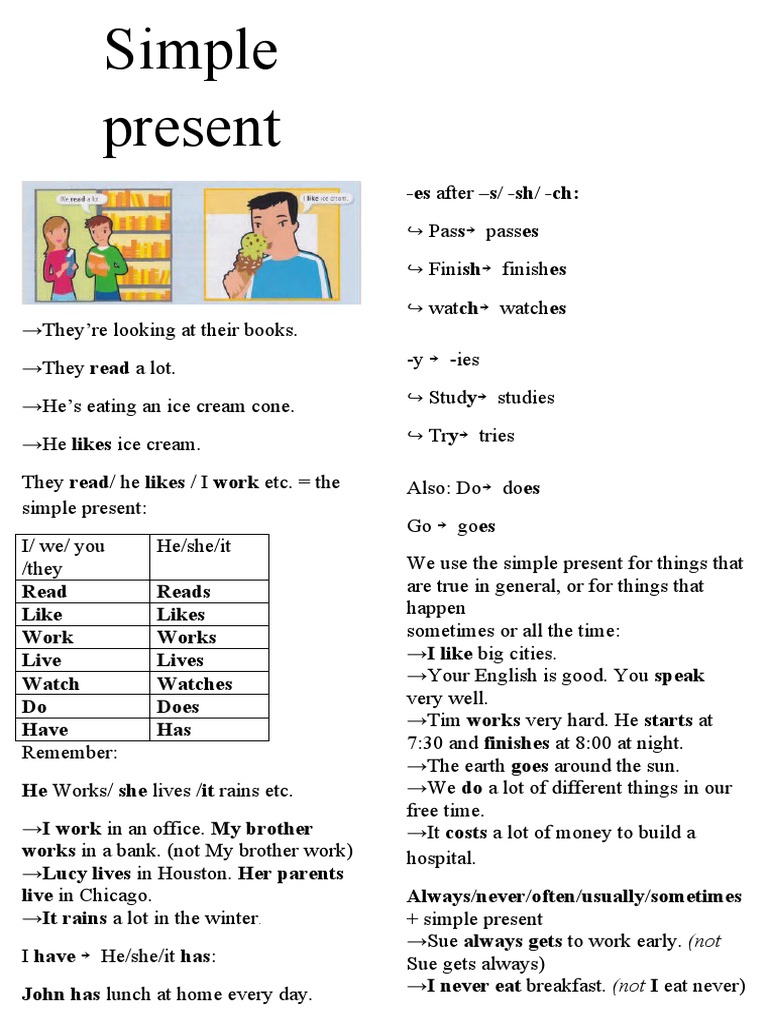 Simple Present | PDF