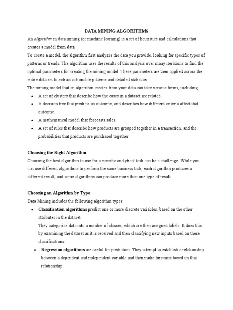 8 Data Mining Algorithms Pdf Statistical Classification Applied 5186