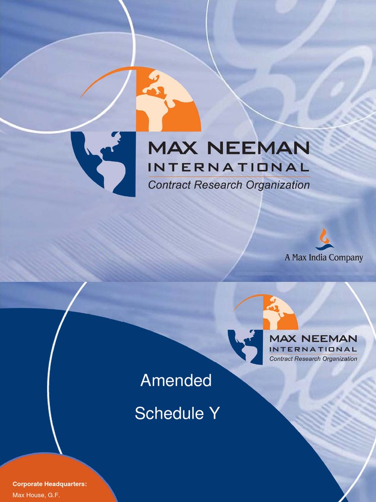 Schedule Y | PDF | Clinical Trial | Institutional Review Board