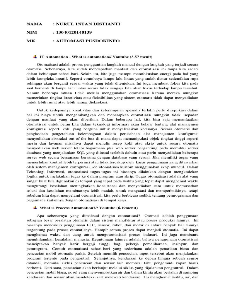 Automasi Pusdokinfo | PDF