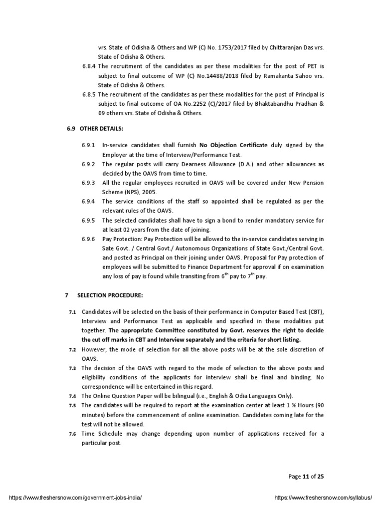 OAVS Test Pattern | Download Free PDF | Test (Assessment) | Multiple Choice
