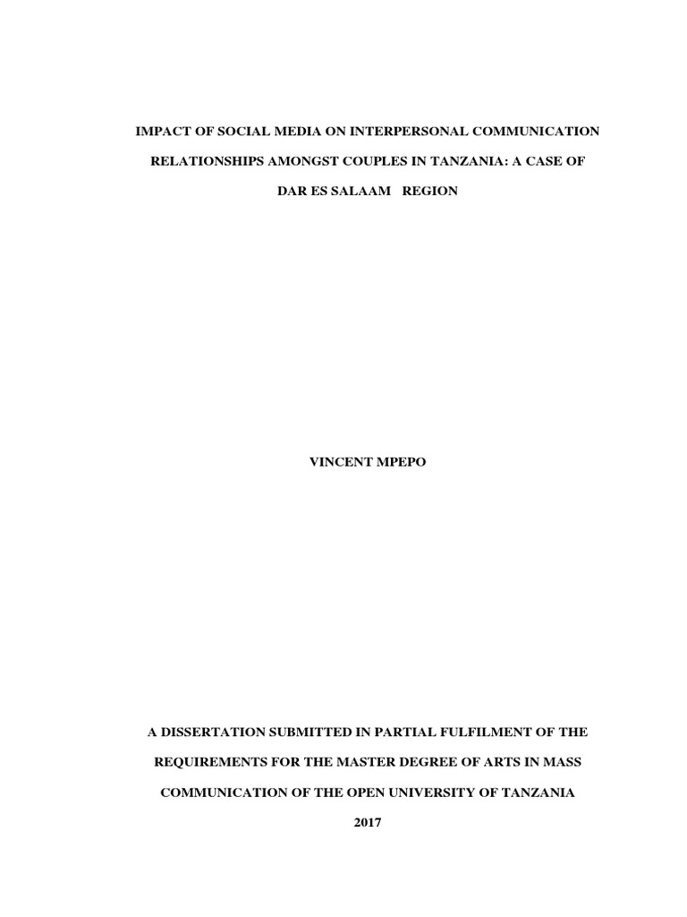 Mpepo Dissertation 03-11-2017 | PDF | Social Science | Foreign Language ...