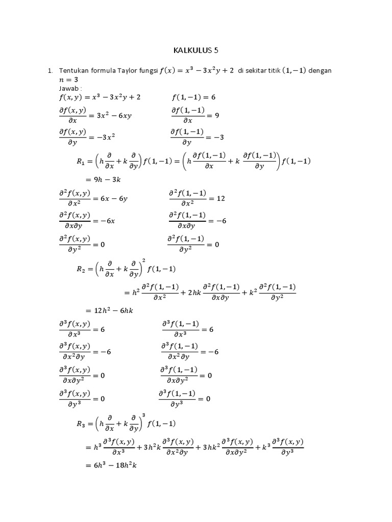 Kalkulus 5 | PDF
