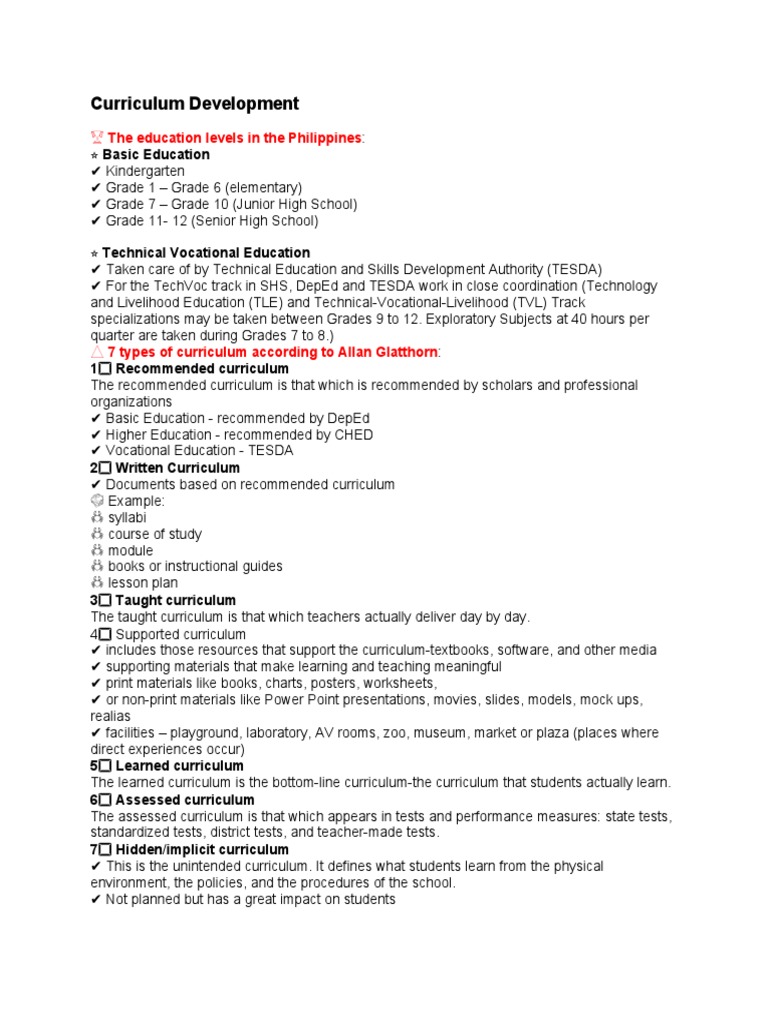 Curriculum-Development 1001 Bullets | PDF | Curriculum | Teaching Method