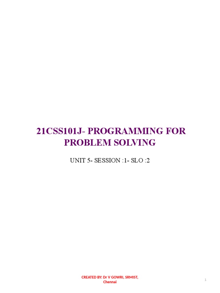Pandas-Creating Series & Dataframes (DR V Gowri, Srmist) | PDF | Comma Separated Values ...