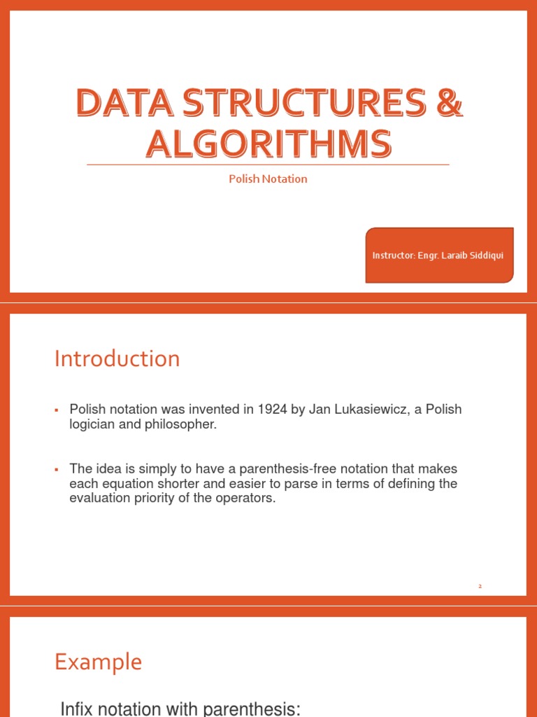 Lec 8 - Polish Notation 24102022 101228am | PDF | Syntax (Logic ...
