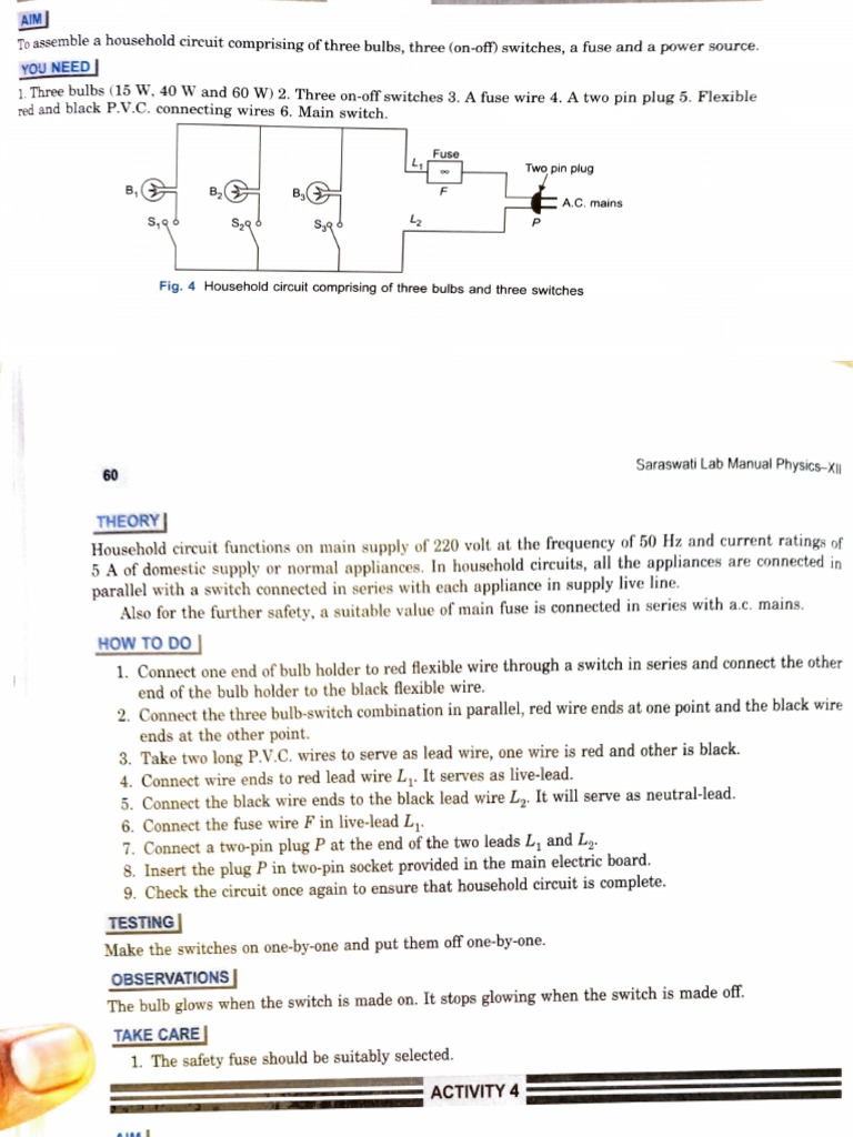 Physics Activity Section A | PDF