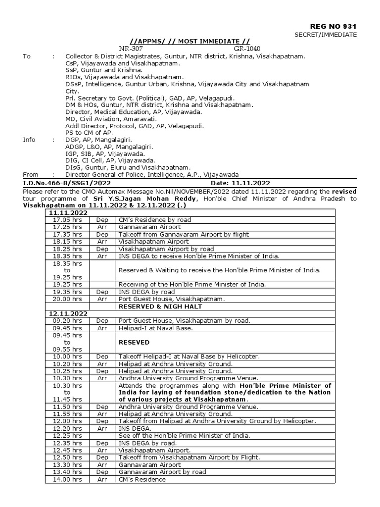 REG NO 931 CM Revised | PDF | Government