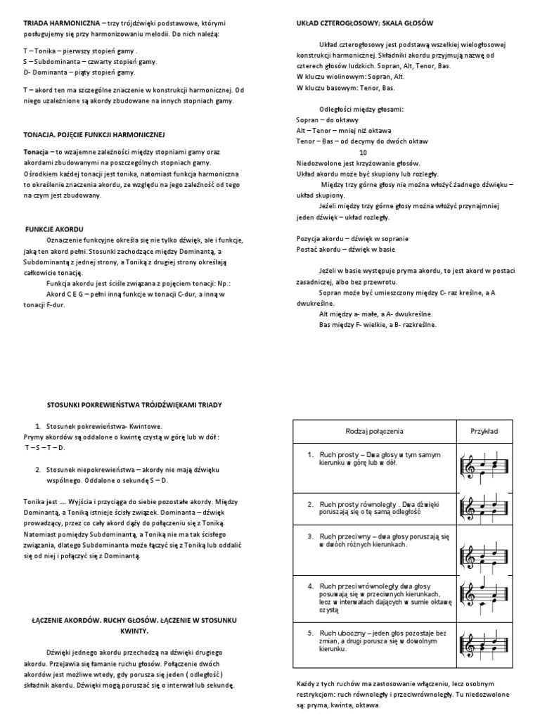 Triada Harmoniczna | PDF