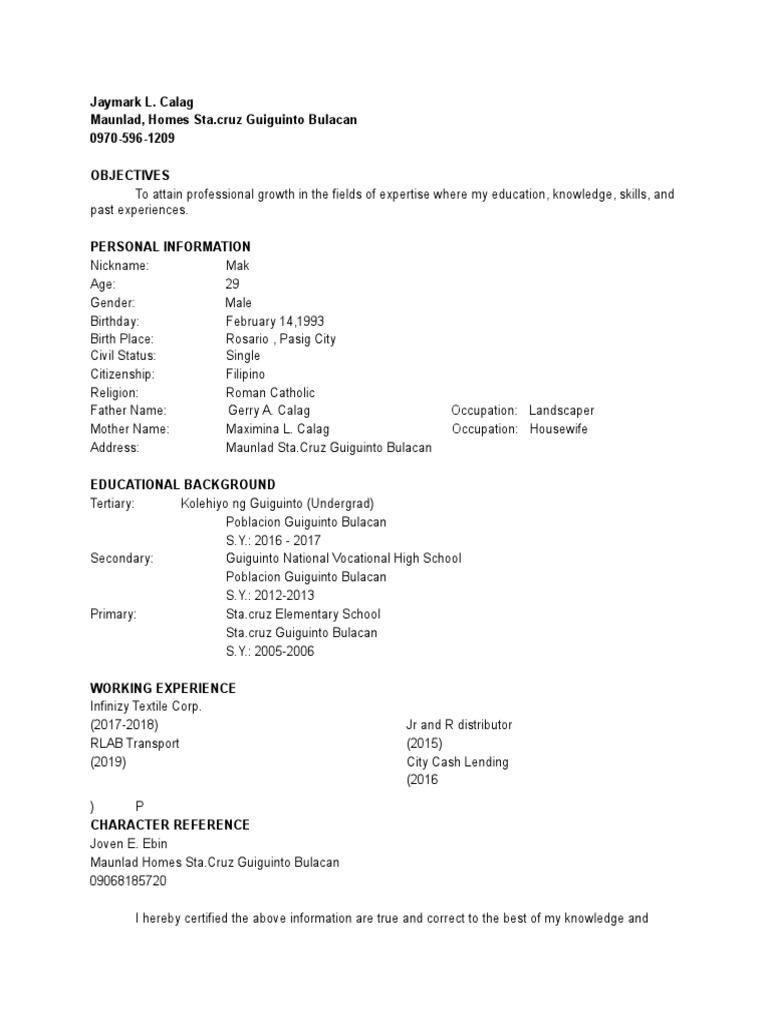 Mak Resume | PDF
