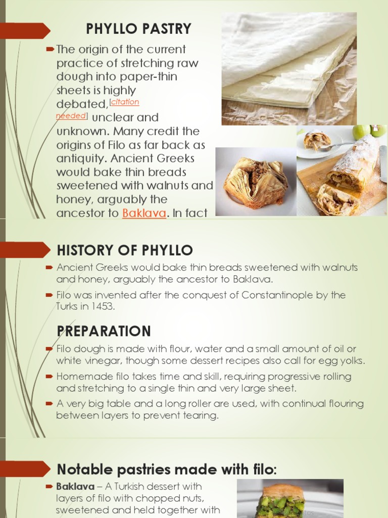 Phyllo Pastry | PDF