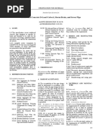 ASTM C76 - Reinforced Concrete Pipe | PDF | Cement | Concrete