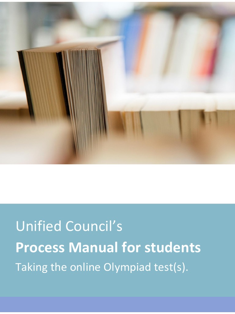 Unified Online Exams Process Manual | PDF | Login | Test (Assessment)
