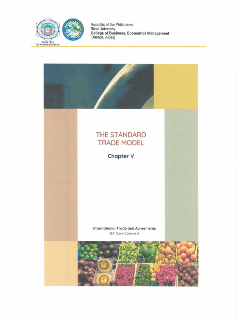 Chapter 5 - The Standard Trade Model | PDF