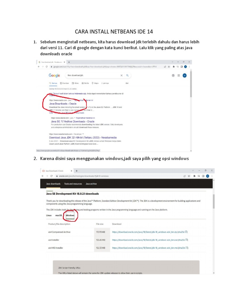 Panduan Instalasi NetBeans IDE | PDF