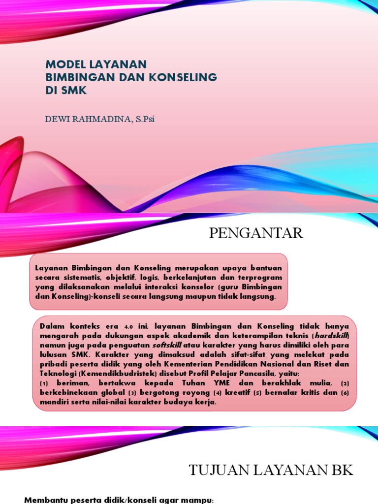 Model Layanan BK | PDF