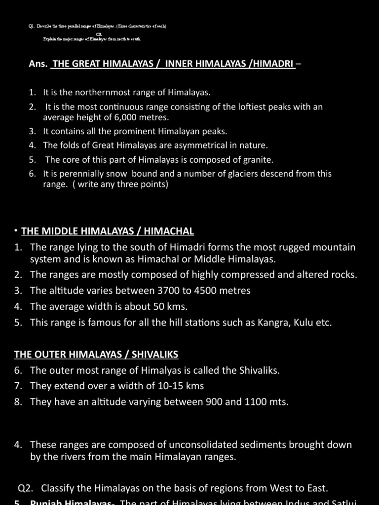 Q Ans of CH - 2 (Geog) | PDF