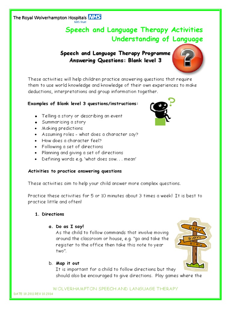 Blank Level | PDF | Question | Experience