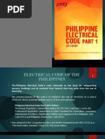 Philippine Electrical Code Part 1 2017 Edition, New Provisions and ...