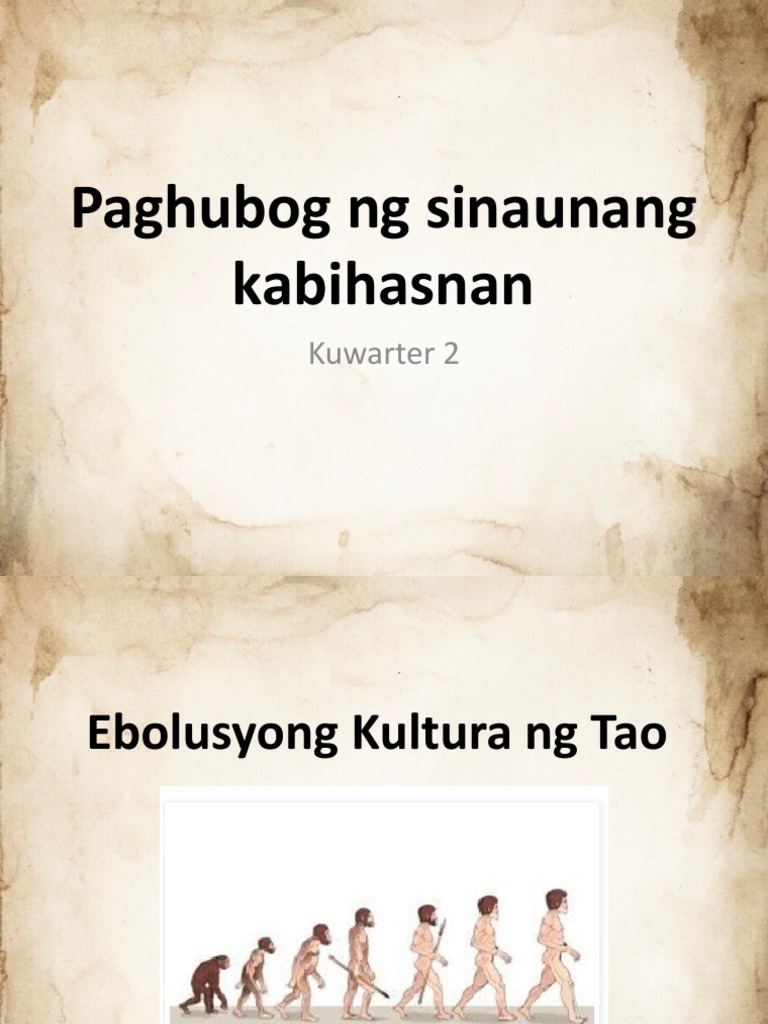 Paghubog NG Sinaunang Kabihasnan | PDF