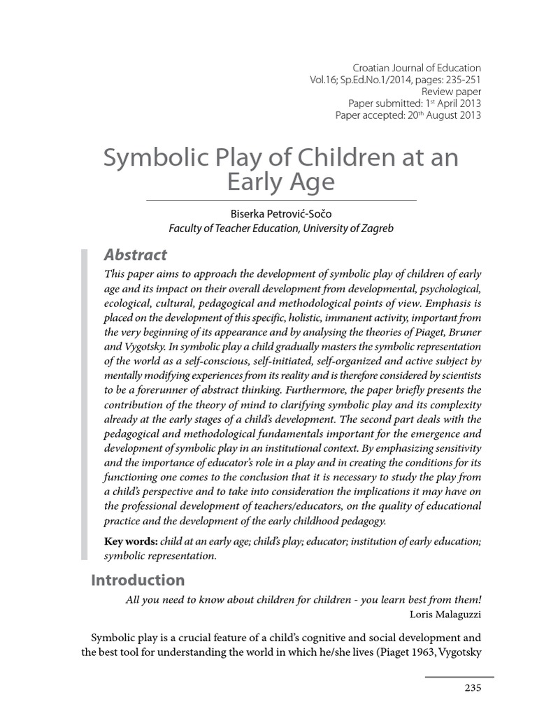 Symbolic Speech | PDF | Thought | Developmental Psychology