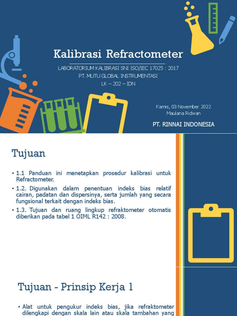 03 - Kalibrasi Refractometer | PDF