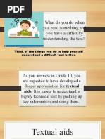 Textual Aids Are Tools or Materials That Provide | PDF | Concept | Graphics