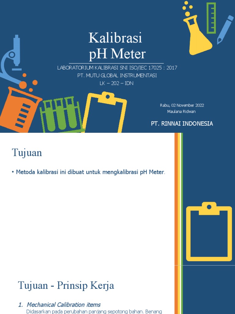 Kalibrasi pH Meter SNI ISO/IEC 17025 | PDF | Sains & Matematika | Komputer