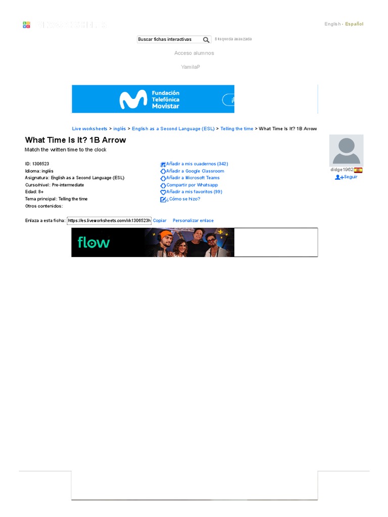 The Time Worksheet | PDF