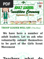 Sample Program For GSP | PDF | Scouting | Youth Movements