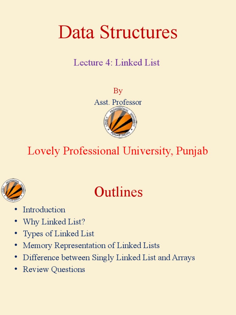 Unit21 Linked List Pdf Pointer Computer Programming Array Data 8968
