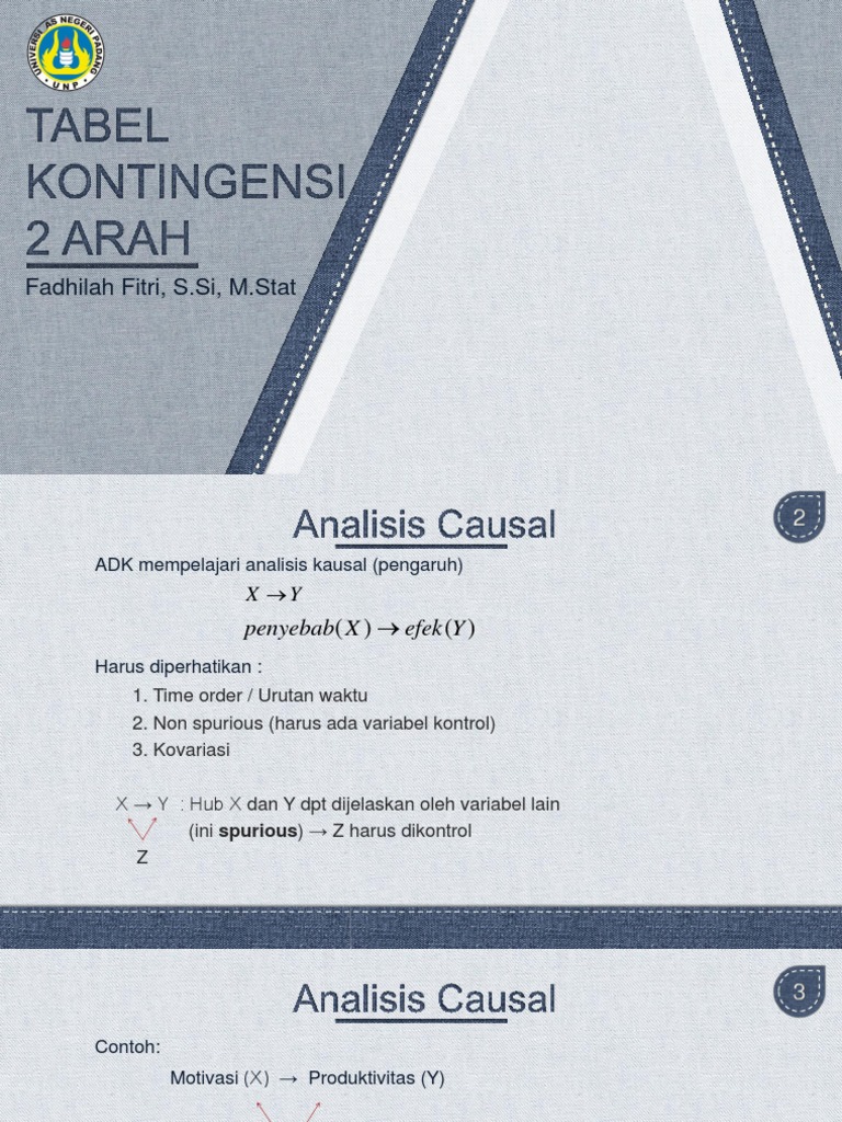 2-Tabel Kontingensi 2 Arah (ADK) | PDF