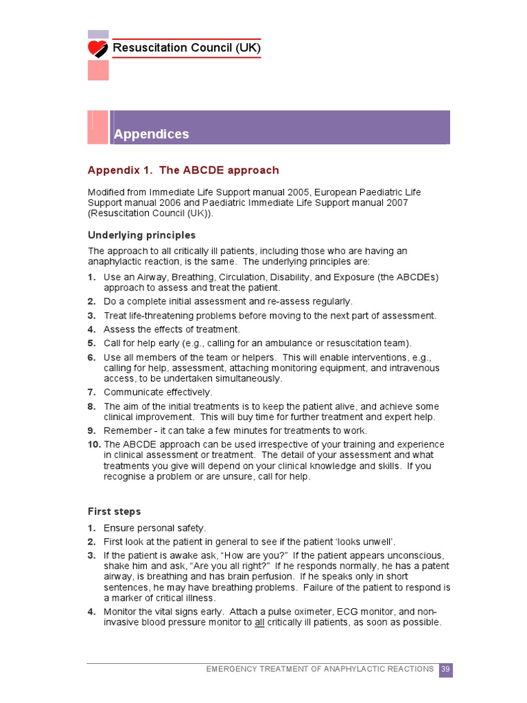 The ABCDE Approach: A Comprehensive Guide to the Standardized ...