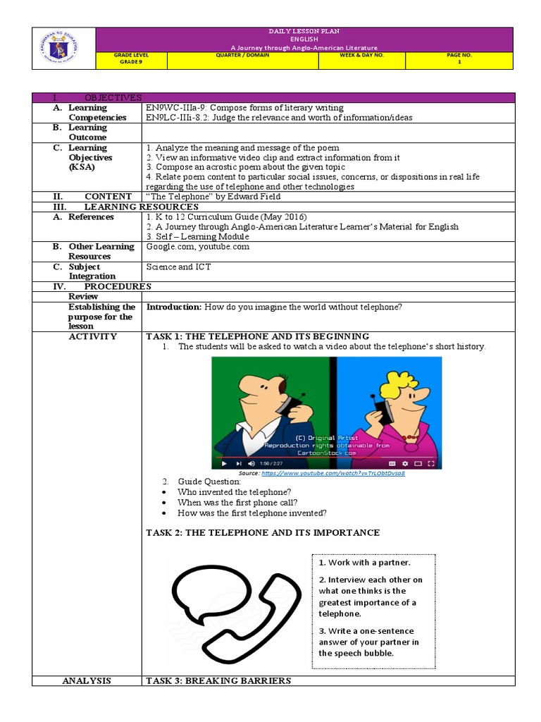 Cot DLL 2 | PDF | Lesson Plan | Educational Technology