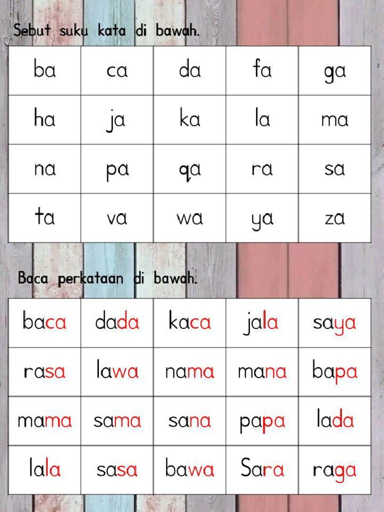 Kemahiran Asas Membaca KVKV | PDF