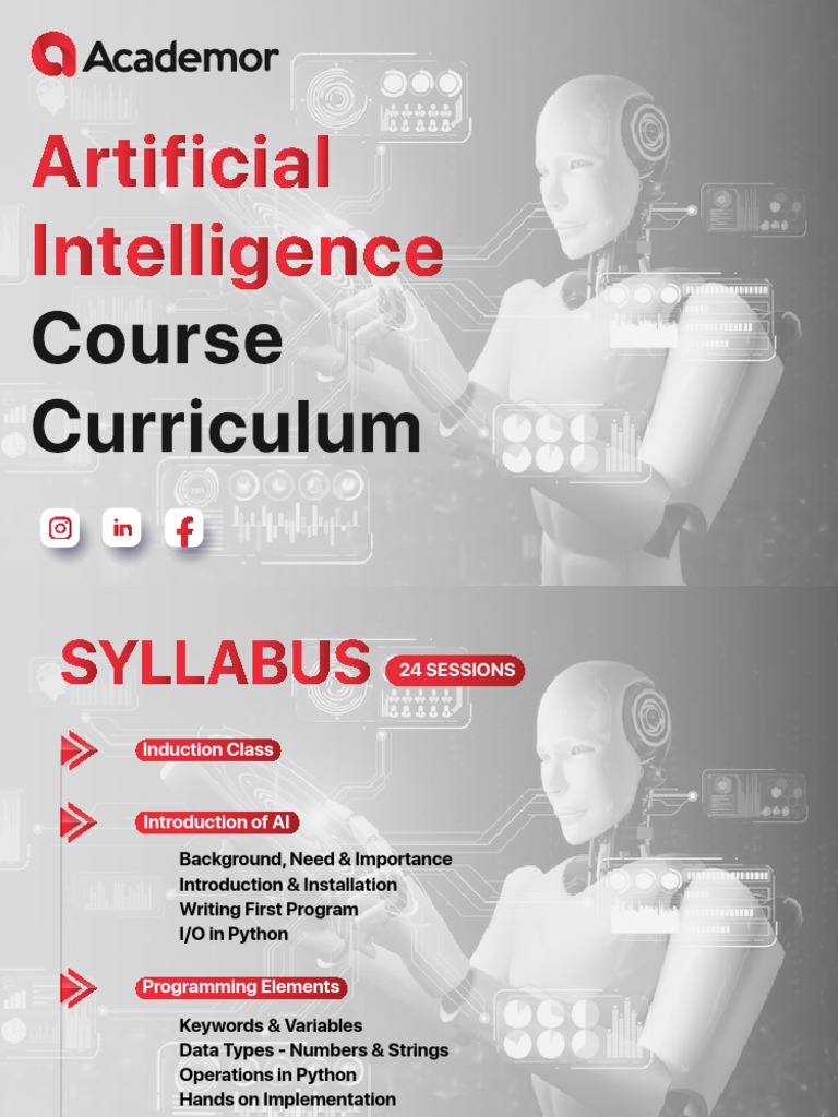 Artificial Intelligence Curriculum | PDF | Artificial Neural Network | Deep Learning