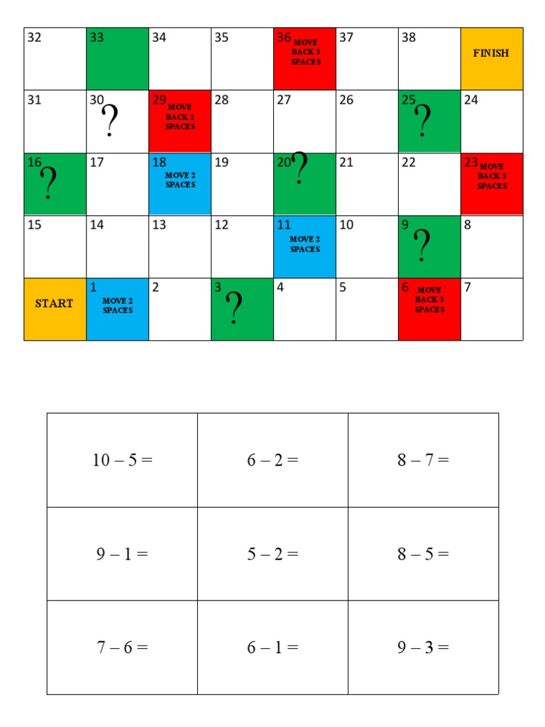 Snake N Ladder Math | PDF